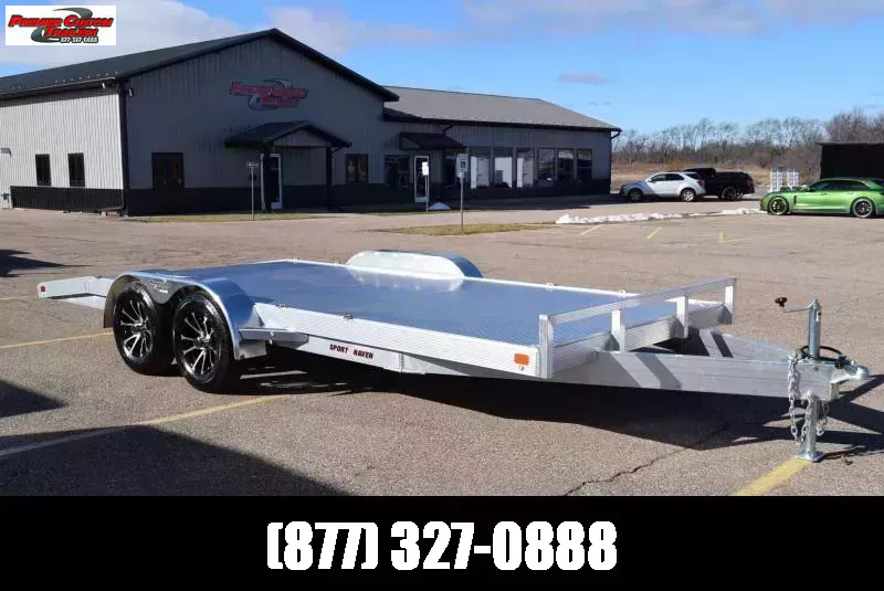 SPORT HAVEN 18' PREMIUM SERIES ALUMINUM OPEN CAR HAULER - 7K GVWR in ...