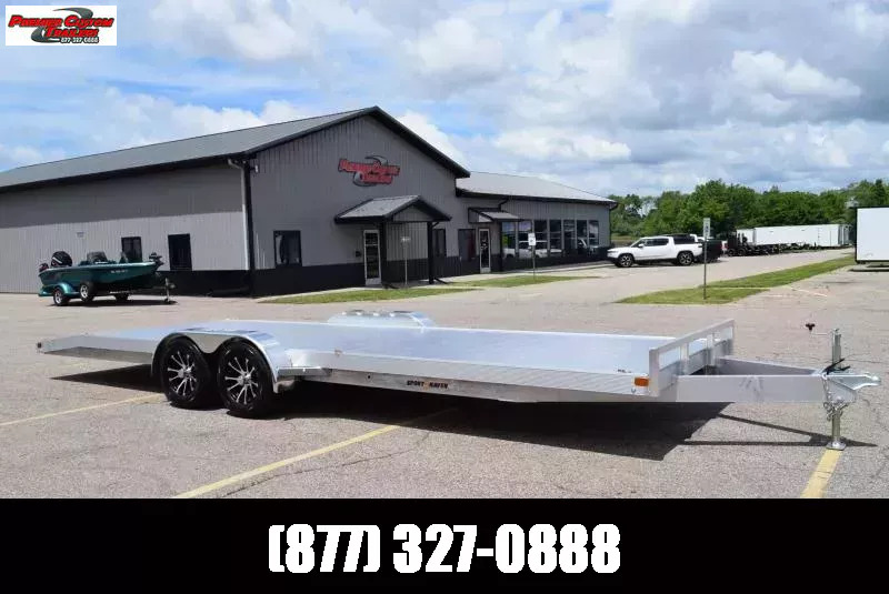 SPORT HAVEN 24' PREMIUM SERIES ALUMINUM OPEN CAR HAULER - 7K GVWR in ...