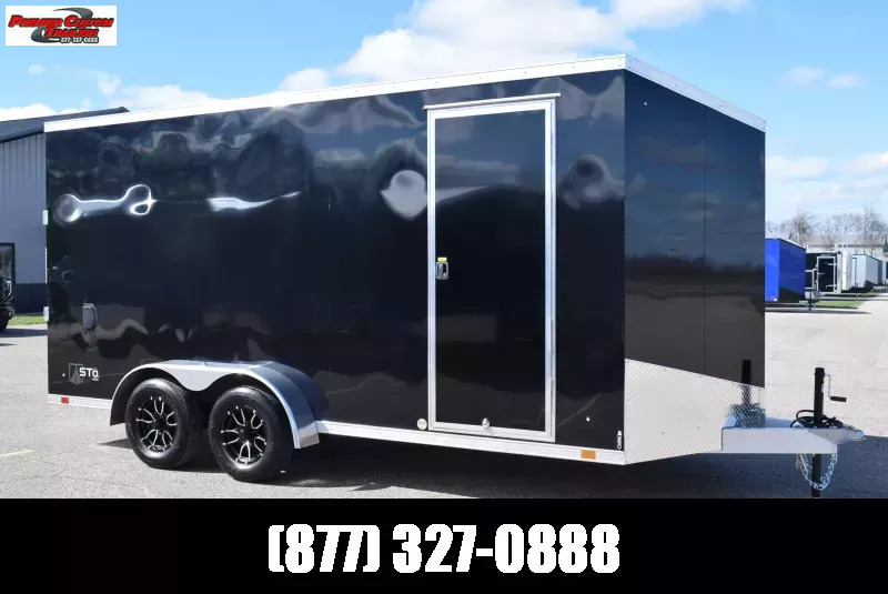 ATC 7x16 STO 400 ALUMINUM CARGO TRAILER | Custom Enclosed and Open Trailers