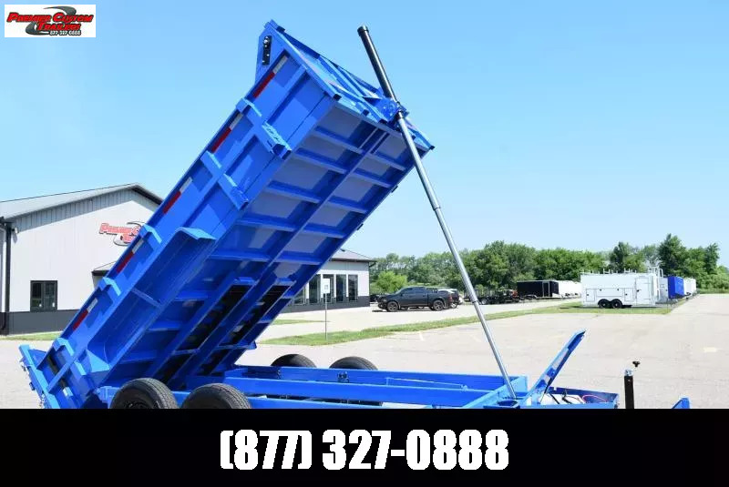 GRIFFIN 7x14 14K DUMP TRAILER w/ 48" SIDES AND TELESCOPING CYLINDER ...