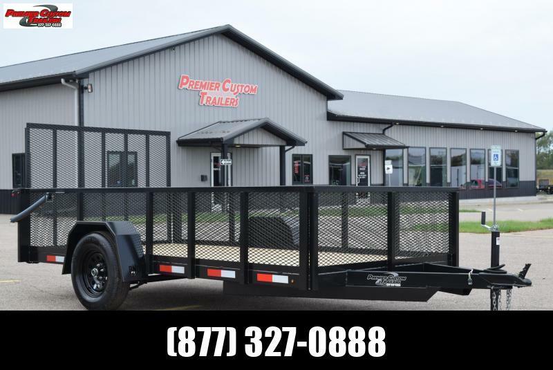 BND 6x12 UTILITY TRAILER w/ 24" MESH SIDES | Custom Enclosed and Open ...