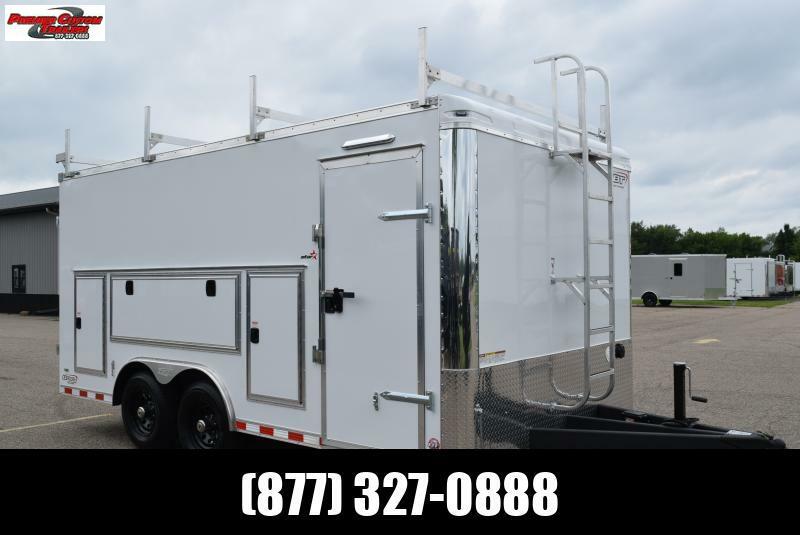 BRAVO STAR 8.5x16 PRO SERIES CONTRACTOR TRAILER w/ REAR DOUBLE DOORS in ...