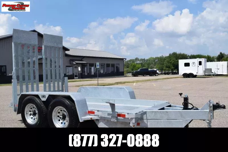 BND 5x10 SCISSOR LIFT TRAILER w/ 5200LB AXLES **FULLY GALVANIZED** in ...