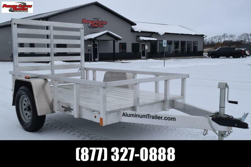 PRE-OWNED 2019 ATC 5x8 ALUMINUM UTILITY TRAILER | Custom Enclosed and ...