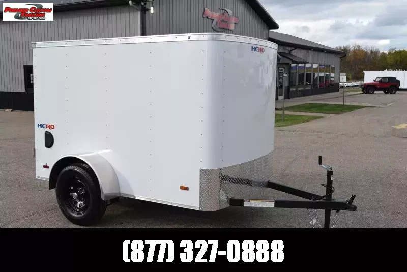 BRAVO HERO 5x8 ENCLOSED CARGO TRAILER in Schoolcraft, MI | Trailer Trader