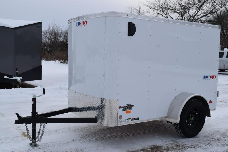BRAVO HERO 5x8 ENCLOSED CARGO TRAILER in Schoolcraft, MI | Trailer Trader