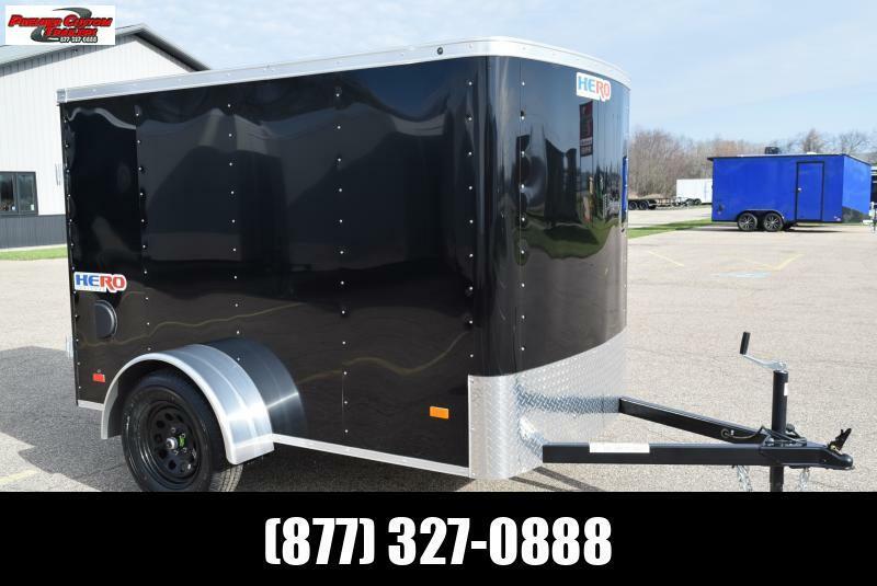 BRAVO HERO 5x8 ENCLOSED CARGO TRAILER in Schoolcraft, MI | Trailer Trader