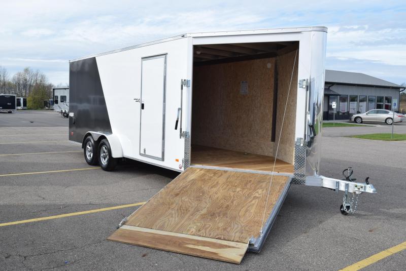 BRAVO 7x23 SILVER STAR ALUMINUM SNOWMOBILE TRAILER | Custom Enclosed ...