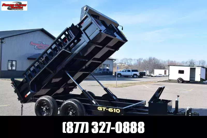 GRIFFIN 6 X 10 10K Low Pro Dump Trailer | Custom Enclosed and Open Trailers