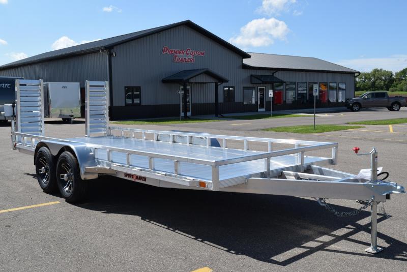 SPORT HAVEN 7x18 HEAVY DUTY EQUIPMENT TRAILER | Custom Enclosed and ...