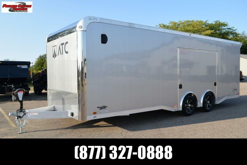 ATC 8.5x24' ROM 400 CAR HAULER *PLUS PACKAGE* w/ PREMIUM ESCAPE DOOR in ...