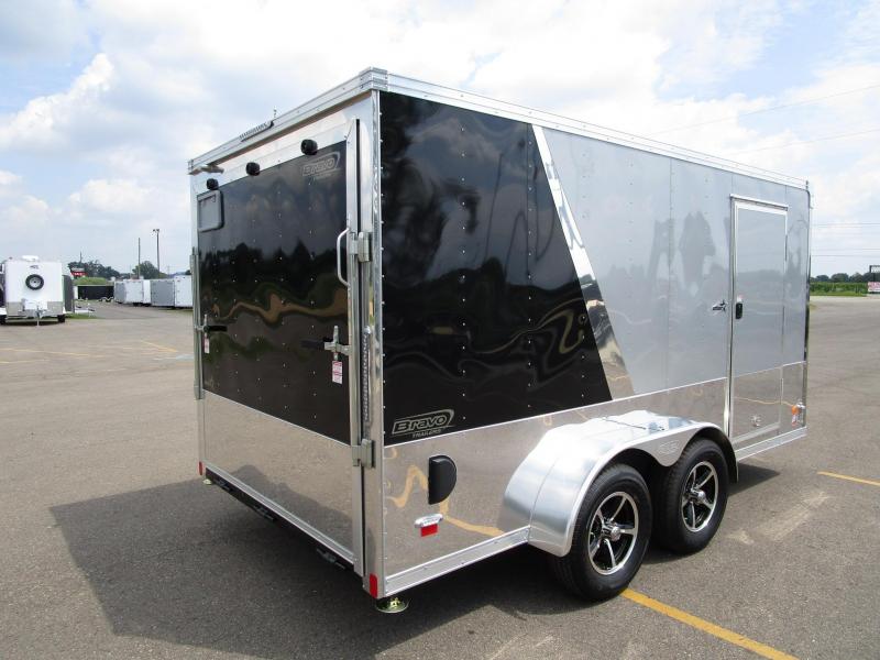 BRAVO STAR 7x14 ENCLOSED MOTORCYCLE TRAILER | Custom Enclosed and Open ...