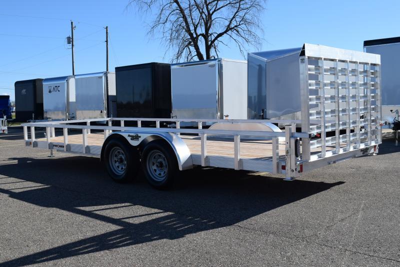 SPORT HAVEN 7x20 OPEN UTILITY TRAILER W/ HD REAR RAMP GATE | Custom ...