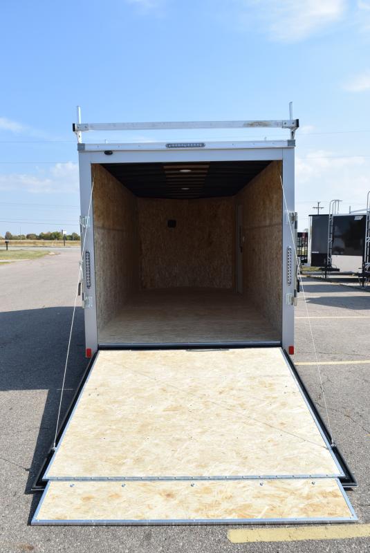 BRAVO 7x16 SCOUT ENCLOSED CONTRACTOR TRAILER w/ REAR RAMP DOOR | Custom ...