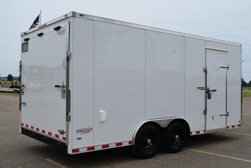 BRAVO STAR 8.5x18 GREENPRO ENCLOSED LANDSCAPE CARGO TRAILER w/ POLYCOR ...