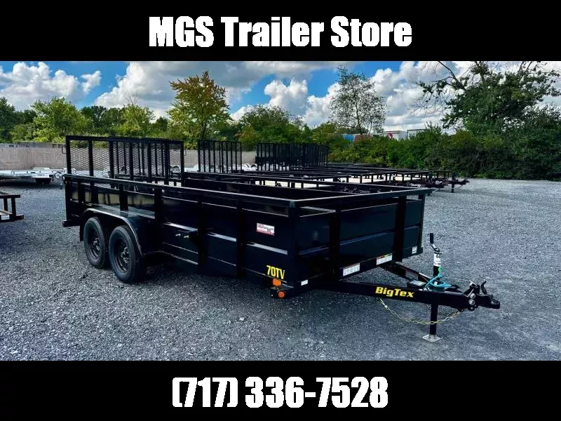 2026 Big Tex Trailers 70TV-16 (83"x16') 7K Vanguard High Side Landscape ...