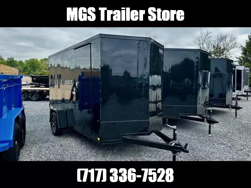2026 Cargo Express (6'x12') V-Nose Blackout Cargo / Enclosed Trailer in ...