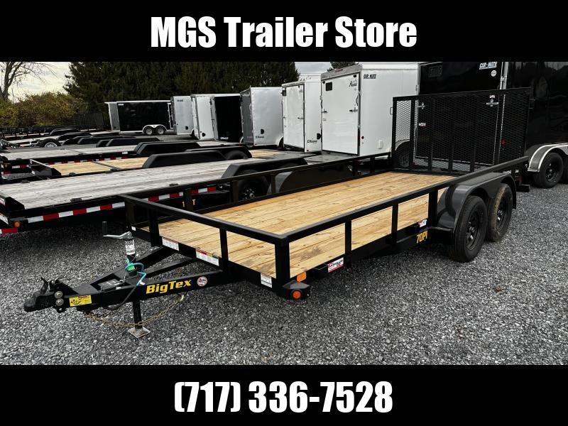 2024 Big Tex Trailers 70PI-18X (83"x18') 7K Tandem Axle Utility Trailer ...
