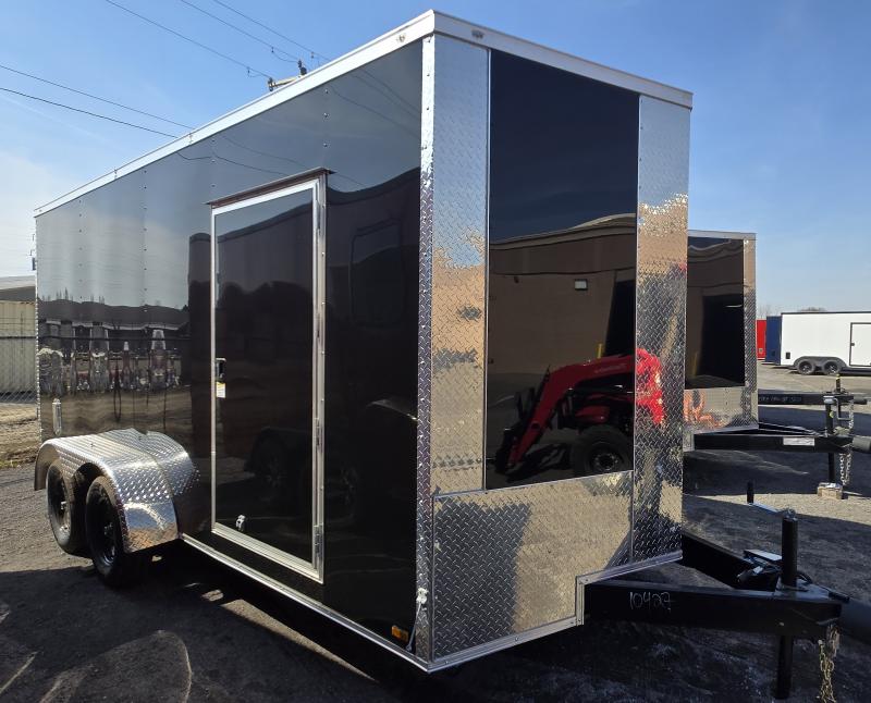 2025 Titanium 7x16 Barn Doors - 7' Int Ht - .080 PolyCore Ext Enclosed Trailer in Middletown, OH ...