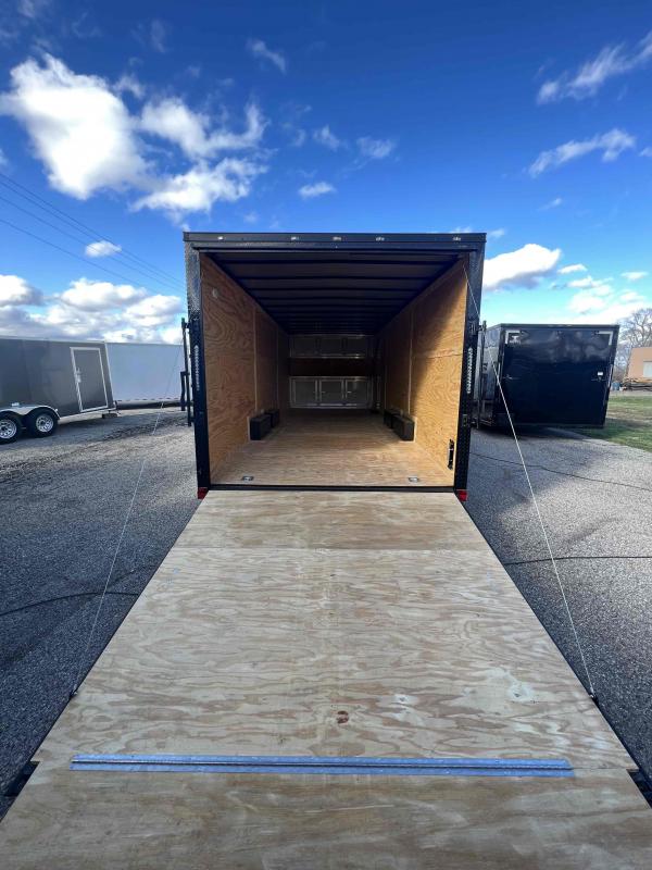 2023 Quality Cargo 8.5X24 Torsion Spread W/ Cabinets Enclosed Trailer ...