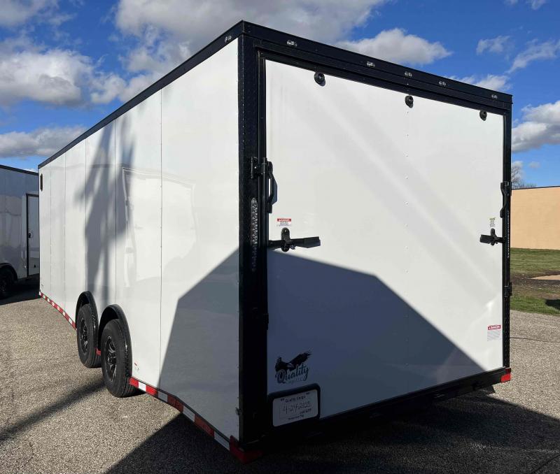 2023 Quality Cargo 8.5X24 Torsion Spread W/ Cabinets Enclosed Trailer ...