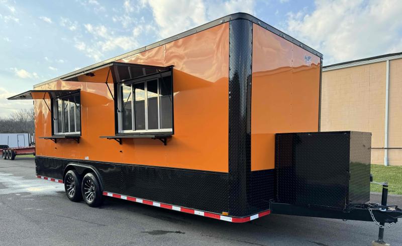 2024 Quality Cargo 8.5x22 Premier Concession Trailer-Hood-Sinks-A/C ...