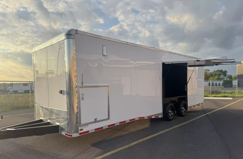 2025 Titanium 8.5x28 Premier Race Car Hauler Enclosed Trailer in ...