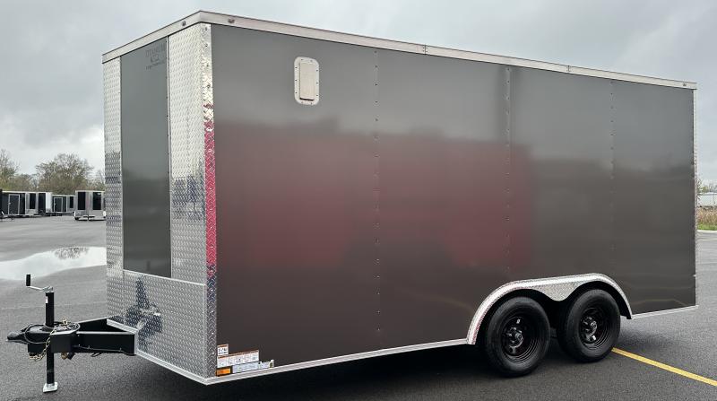 2025 Titanium 8.5x16 7' Int Ht - .080 Polycore Ext Enclosed Trailer / Car Hauler in Middletown ...