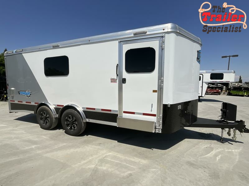 NEW 2024 Logan Coach TORQUE18BP Torque 8'x18' BP Toy Hauler in Acampo, CA | Trailer Trader