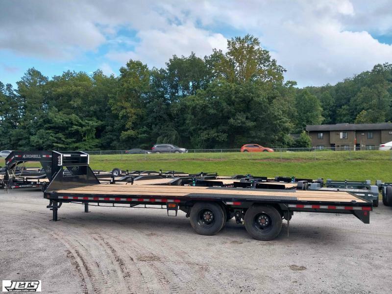 2024 Iron Bull FLG22 102x25 Equipment Trailer ( No Dovetail, 8' Slide ...