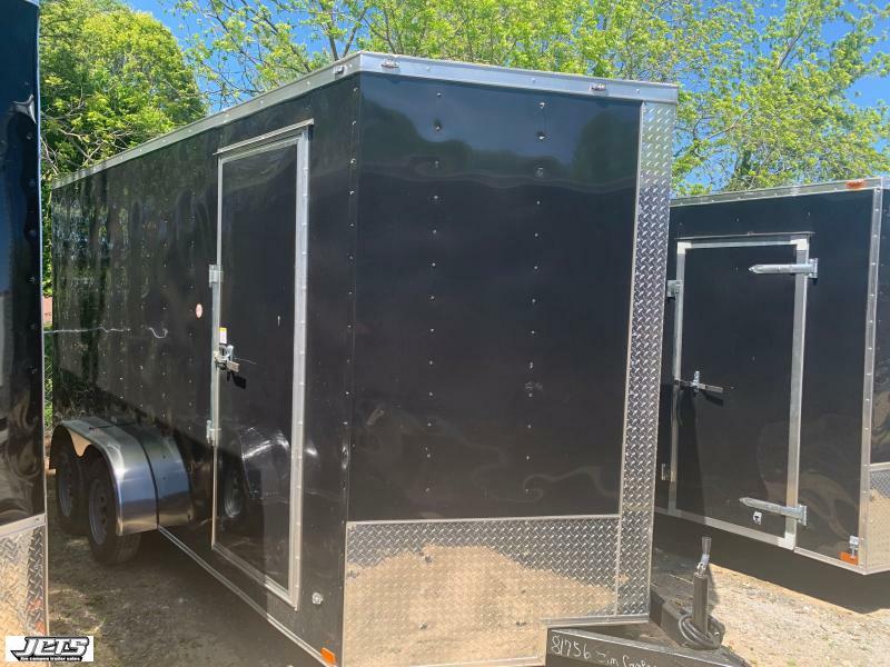 2023 Freedom Trailers 7X16 Tandem Axle Cargo / Enclosed Trailer (Ramp ...
