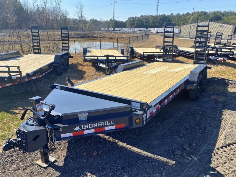 New 2021 Iron Bull 7ft x 20ft 14k Tandem Axle HD Bumper Pull Car ...