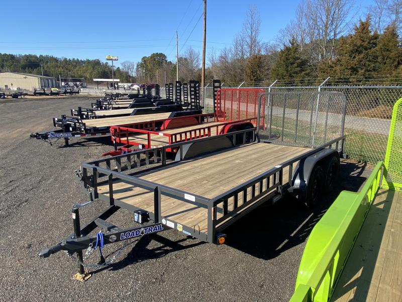 New 2021 Load Trail 7ft x 18ft 7k Tandem Axle Bumper Pull Utility ...