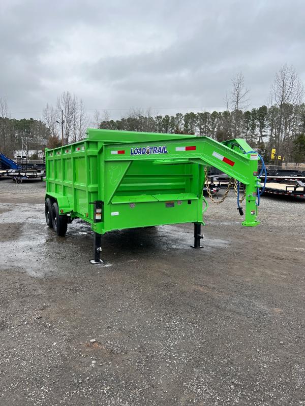 New 2022 Load Trail 7ft x 14ft 14k Tandem Axle Gooseneck Dump w/4ft ...