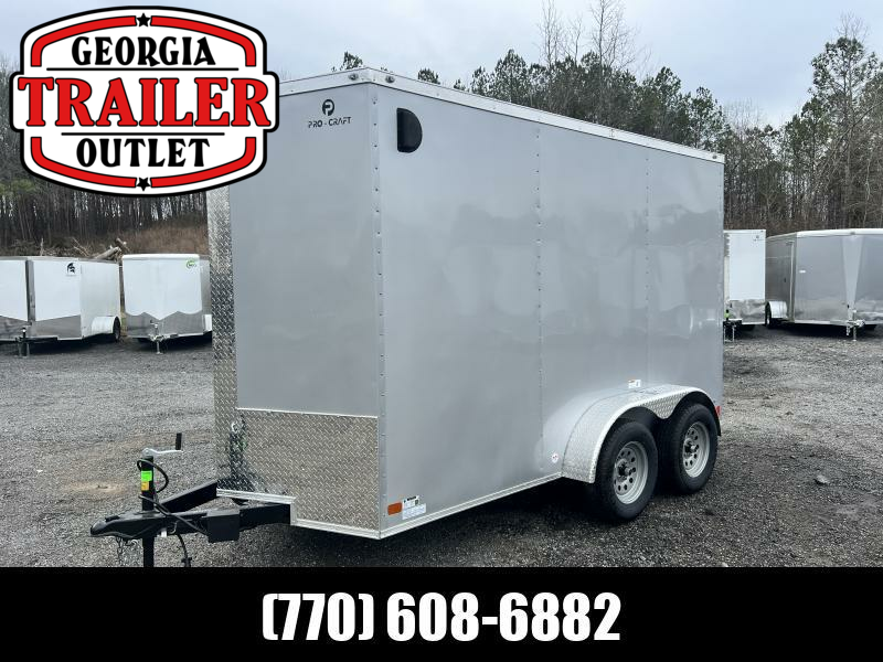 Enclosed Cargo Trailer Procraft 6x12 7k in Cartersville, GA | Trailer ...