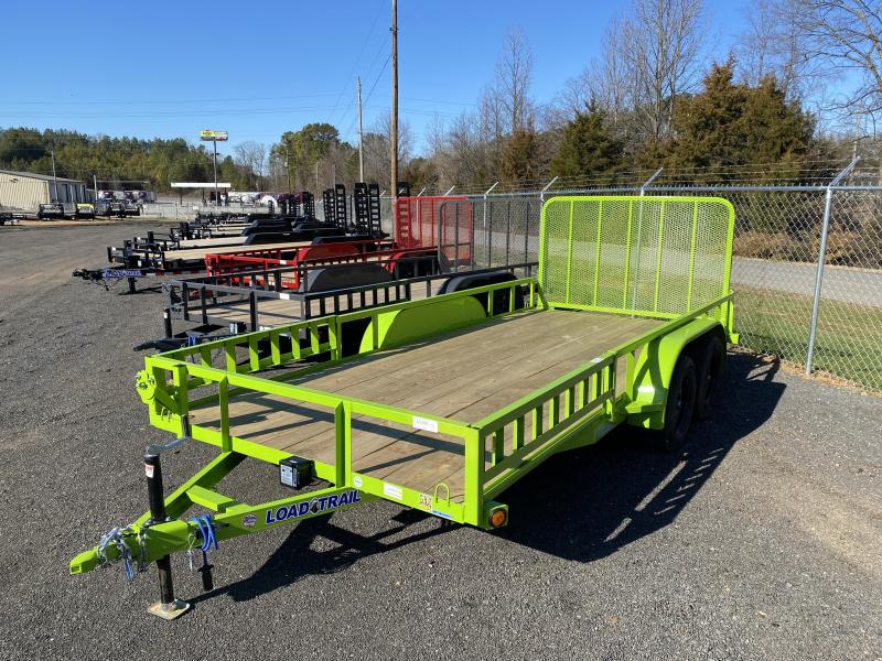 New 2021 Load Trail 7ft x 18ft 7k Tandem Axle Bumper Pull Utility ...