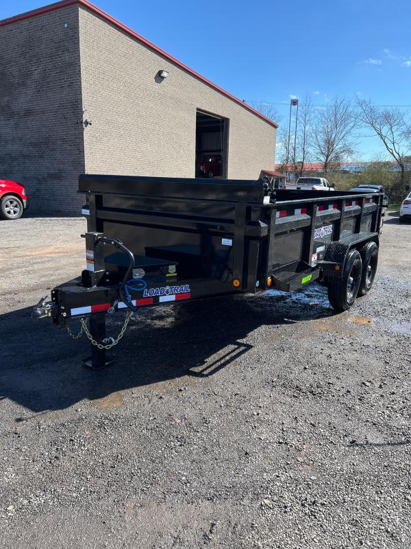 New 2022 Load Trail 7ft x 14ft 14k Tandem Axle Gooseneck Dump w/4ft ...