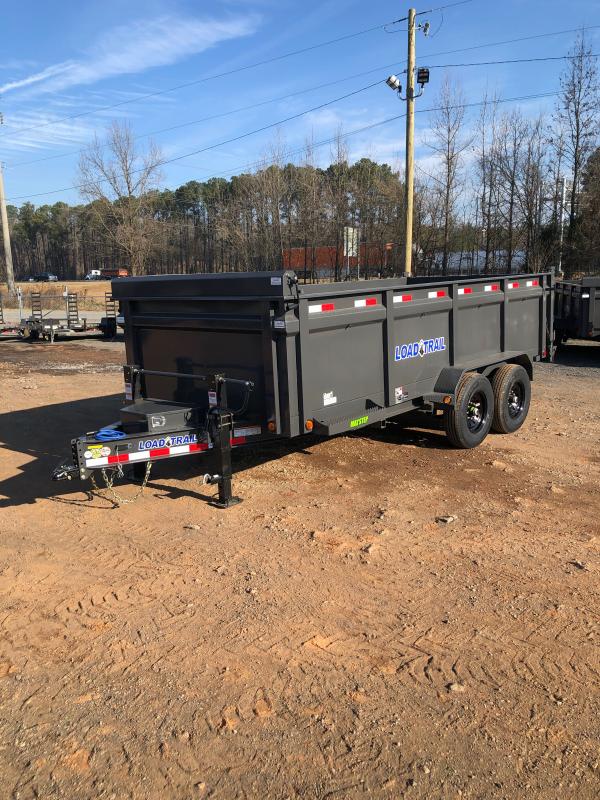 New 2022 Load Trail 7ft x 16ft 14k Tandem Axle Bumper Pull Dump w/3ft ...