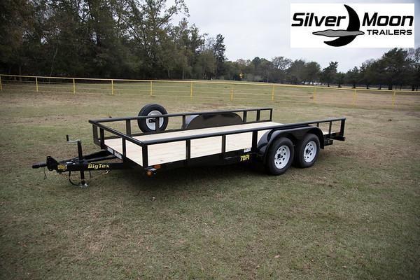 2022 Big Tex Trailers 70PI-18 Utility Trailer W/Slide in Ramps in ...