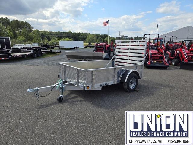2025 Trophy Trailers 5' x 8' 2.2k Diamond Plate Aluminum Utility Traile ...