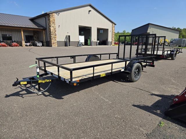 2025 Big Tex Trailers 35SA 77" X 14' 3K Steel Utility Trailer W/4' Ramp ...