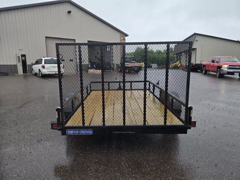 2025 Triple Crown Trailers 76' x 10' 3k Single Axle Steel Utility ...