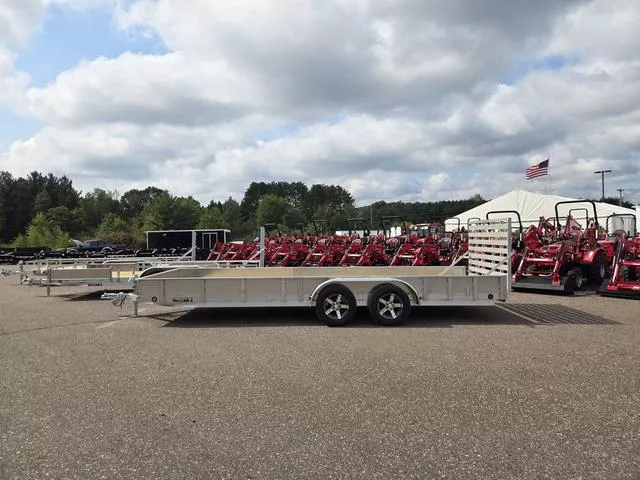2025 Trophy Trailers 7' x 20' 6.3k Diamond Plate Tip-In Aluminum HD Uti ...