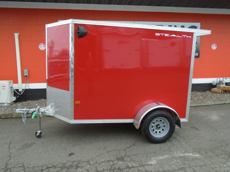 2025 Alcom-Stealth 5X8 ALL ALUMINUM ENCLOSED TRAILER Enclosed Cargo ...