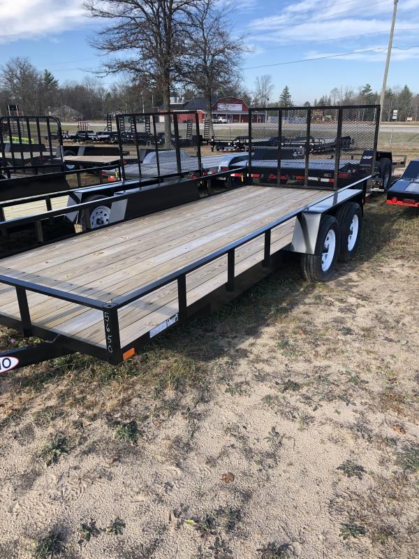 2023 AMO 82 x 18 Landscape Trailer in Grayling, MI | Trailer Trader