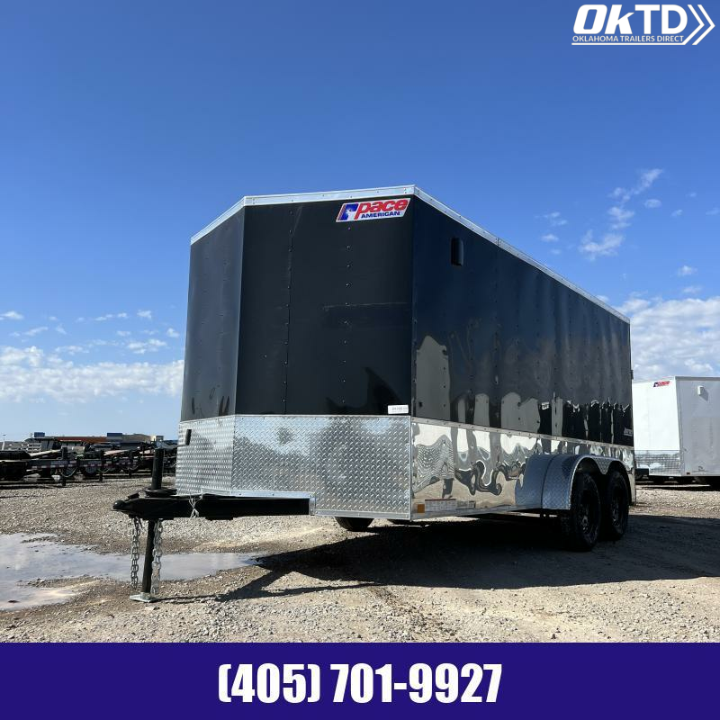 Enclosed Cargo Trailer Pace American 7 X 16 7k in Norman, OK | Trailer ...