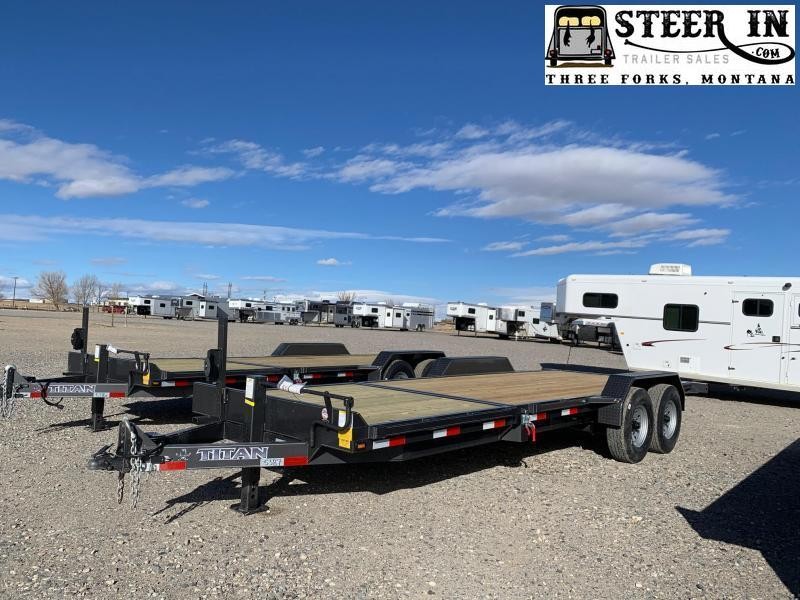 2022 Titan 22' (16+6) Equipment Trailer in Three Forks, MT | Trailer Trader