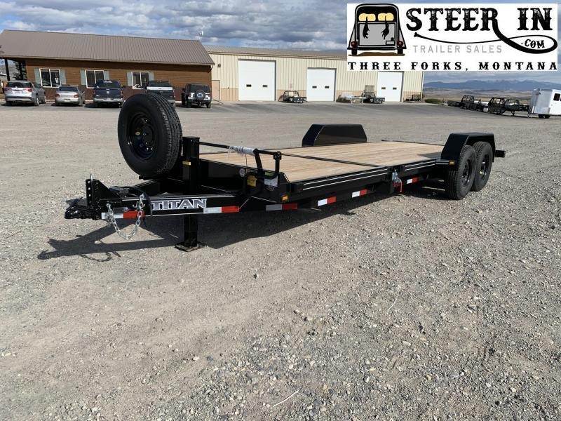 2021 Titan 22' (16+6) Equipment Trailer in Three Forks, MT | Trailer Trader