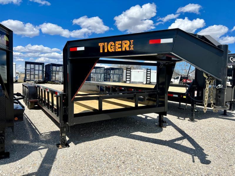 2022 Tiger Trailer 96" X 20' Gooseneck Triple Axle X-tra Wide Tractor ...