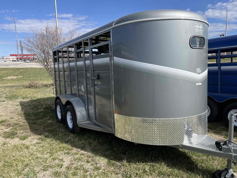 2024 SS Duraline Livestock 6'6"x6'6"x16' Bumper 7k Stock / Stock Combo ...